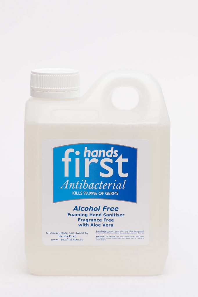 Hands First Alcohol Free Sanitiser – 1L Refill